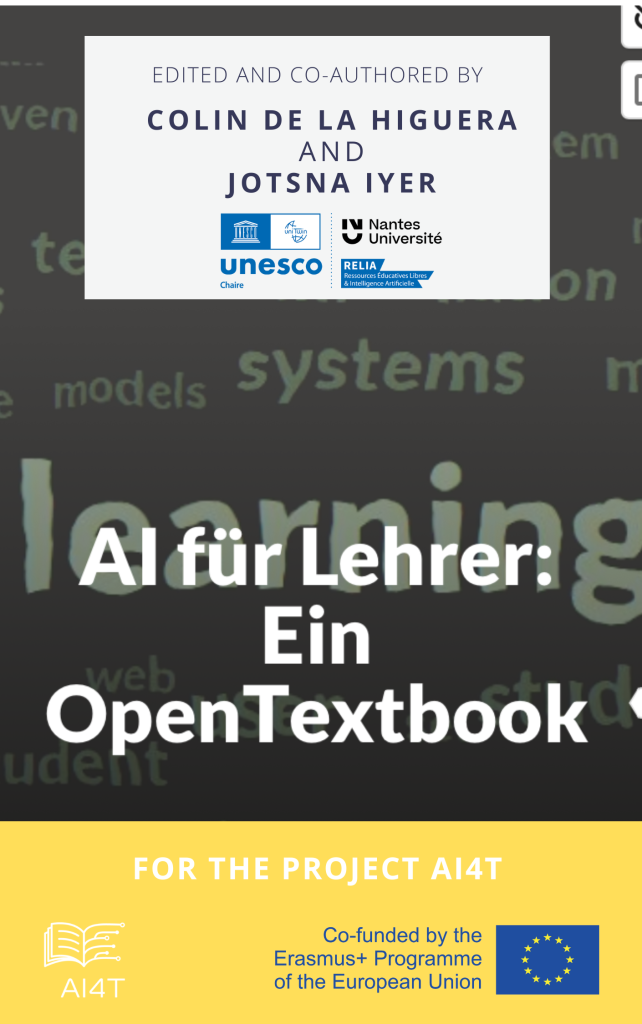 AI for Teachers, An Open Textbook – AI4T project